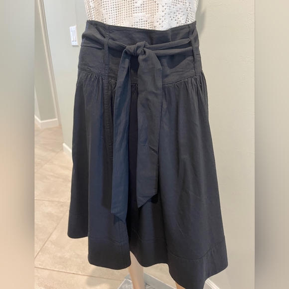 Theory | Skirts | Theory Kay Black Linen Blend Skirt In Size Nwt | Poshmark